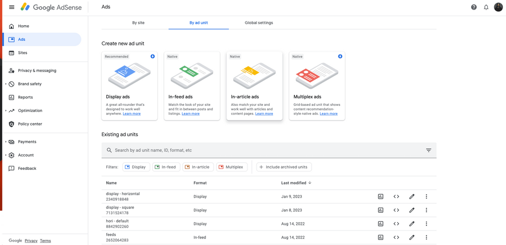 let's try with Display ads